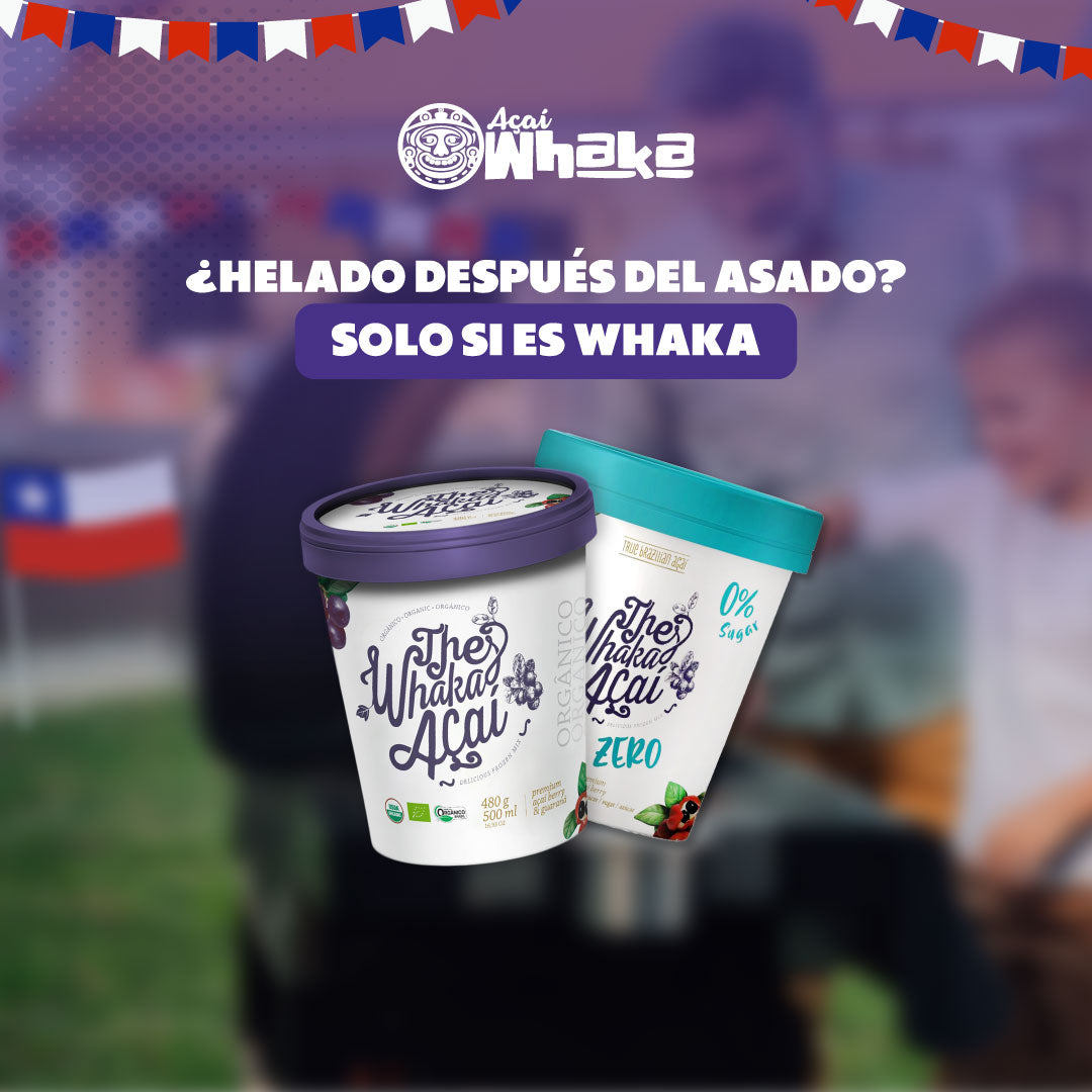 Helado saludable con açaí Whaka: la mejor opción después del asado ...